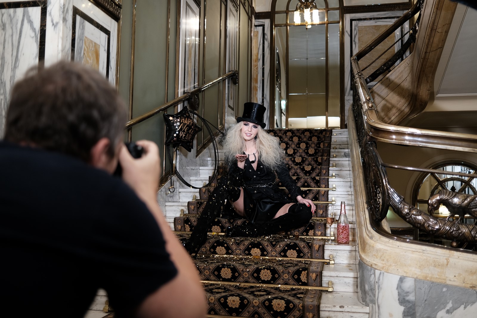 Neujahrs-Shooting: Starfotograf Manfred Baumann fotografiert Miss ...